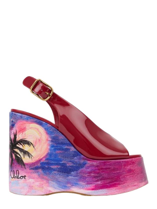 CHLOÉ Chloe Banana Logo Detailed Tote Bag